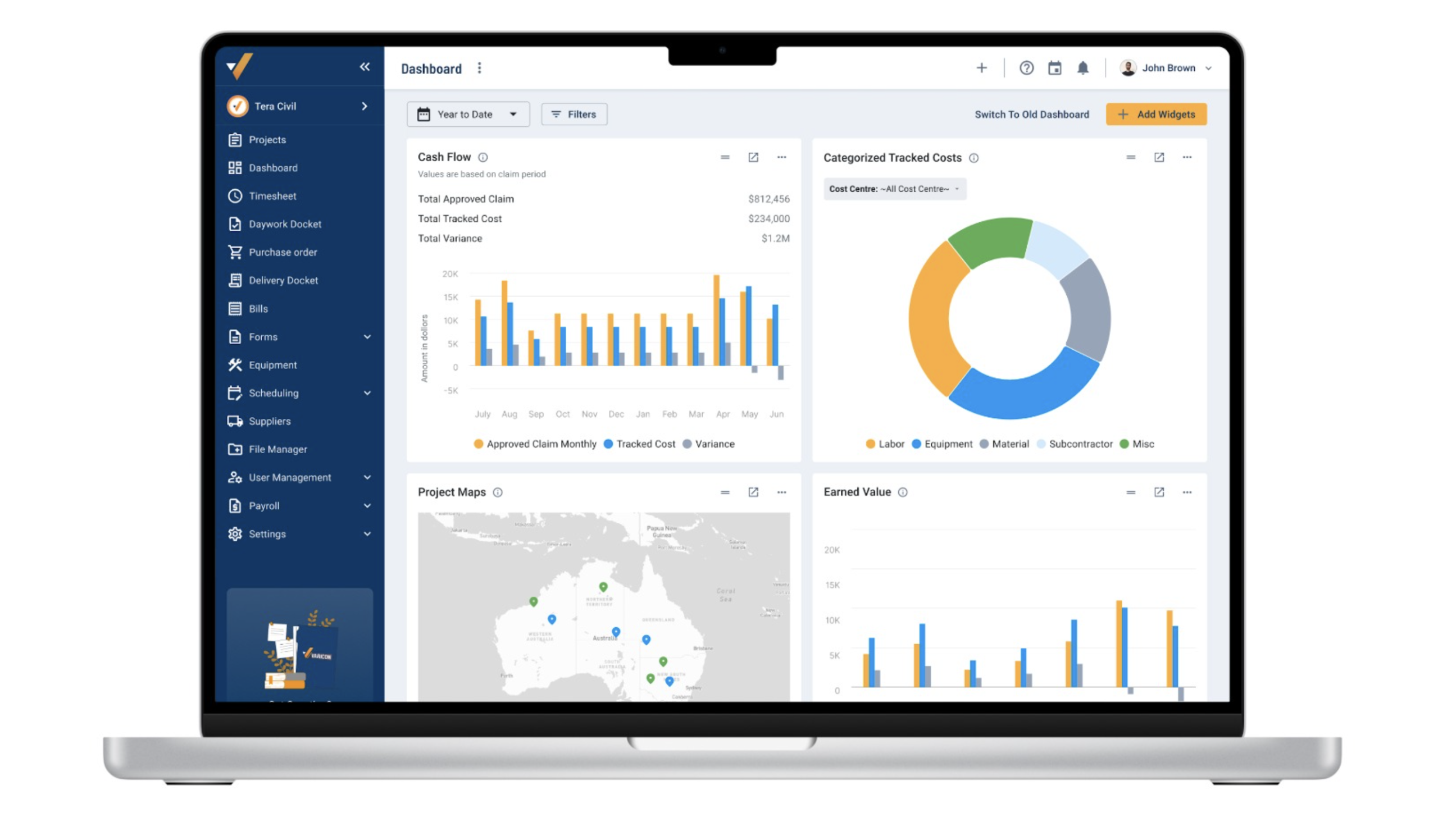 Online Timesheet Varicon